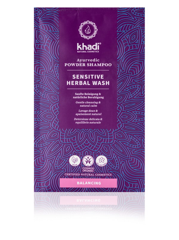 Khadi Bio shampoo powder sensitive herbal wash 5x50g
